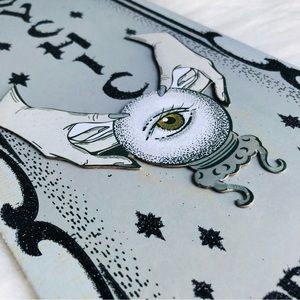 Accents | Psychic Crystal Ball Wooden Sign | Poshmark